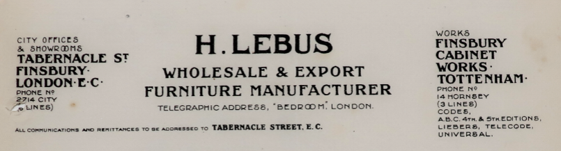 Lebus, Louis & Harris (1887-1969) | BIFMO