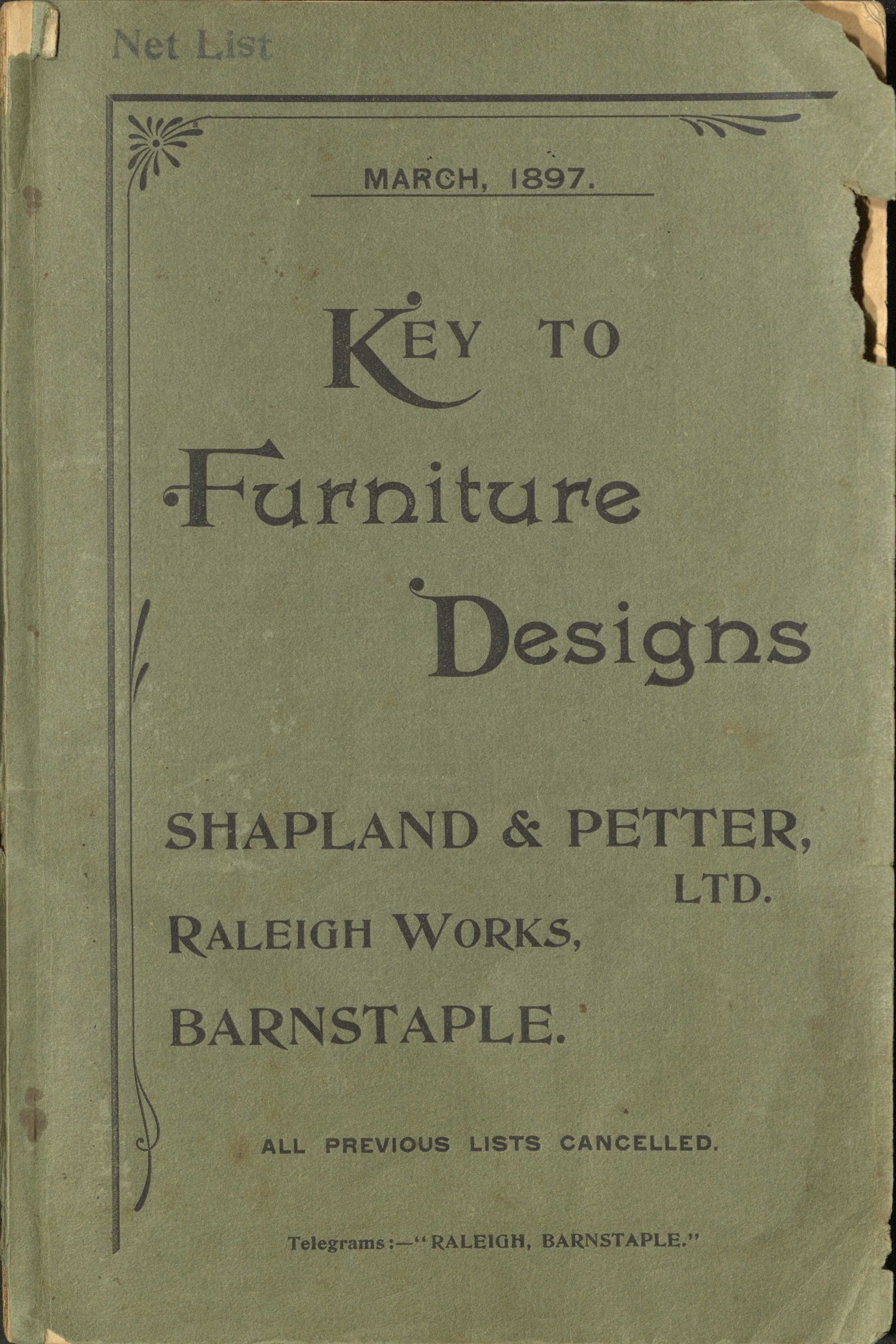 Shapland & Petter; Barnstaple Cabinet Co. (1854-1999) | BIFMO